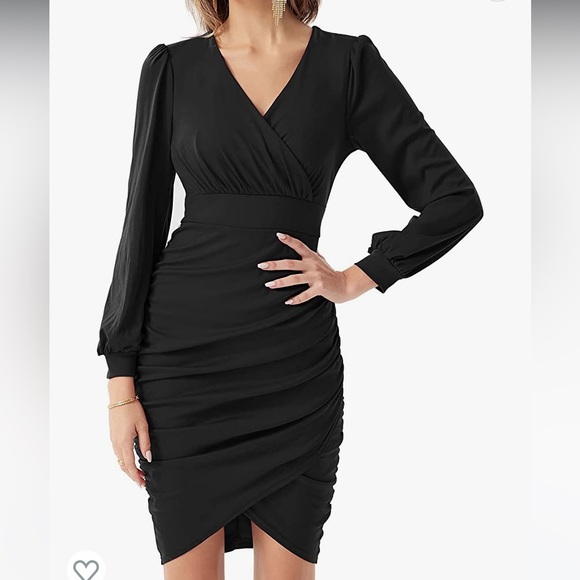 Grace Karin | Dresses | Grace Karin Womens Ruched Wrap Dress S | Poshmark